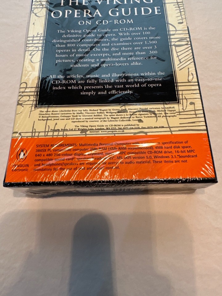 The Viking Opera Guide On CD-ROM CD RARE Richard Wagner Mozart VB | eBay