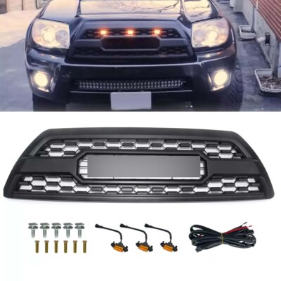 Front Grille Fits for 4th Gen 4Runner 2006-2009 With Raptor Light Matte ...