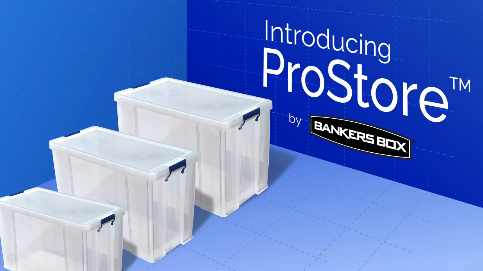 4 BANKERS BOX 10L Plastic Storage Boxes with Lids Strong Stackable ...