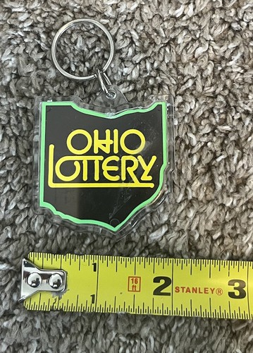 Vintage Ohio Lottery Super Lotto Lucky Ball Picker Advertising Keychain ...