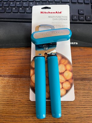 New KitchenAid MultiFunction Can Opener Bottle Opener - Teal Sea Glass ...