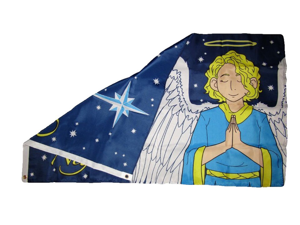 3x5 Merry Christmas O Holy Night Angel Holiday Premium Flag 3'x5 ...