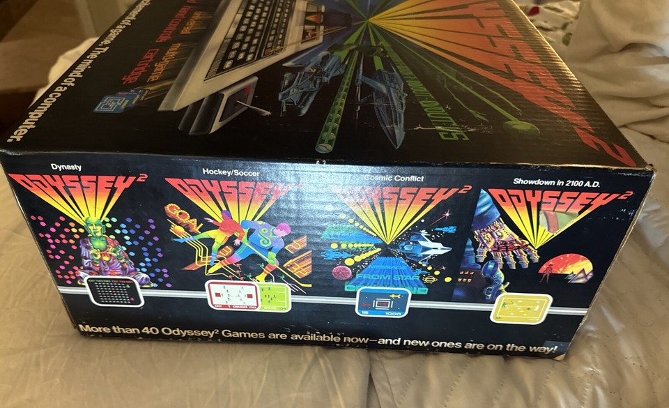 1981 PHILIPS MAGNAVOX ODYSSEY 2 ULTIMATE COMPUTER VIDEO GAME SYSTEM + 6 ...