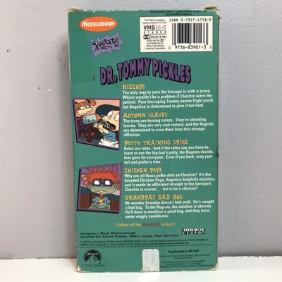 Nick Jr Rugrats Dr. Tommy Pickles VHS Video | Grelly USA