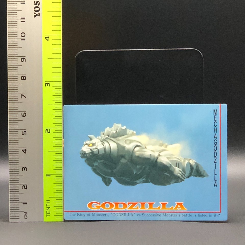 Godzilla Mechagodzilla Card TCG JAPANESE AMADA TOHO 1995 Very Rare #69 ...