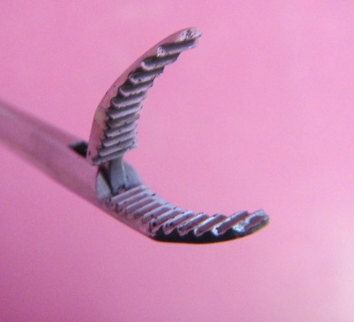 (2) R.Wolf 5mm x 33cm 8383 Left Curved Laparoscopic Maryland Grasper ...