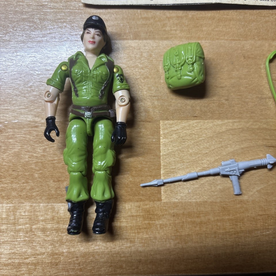 1985 Lady Jaye 100% Complete w/ File Card GI Joe Figure | eBay