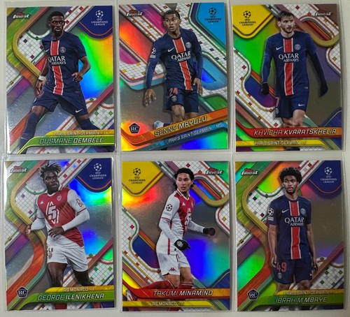 2024-25 Topps Finest UCC Soccer Refractor - Ousmane Dembele RC Mayulu 6 ...