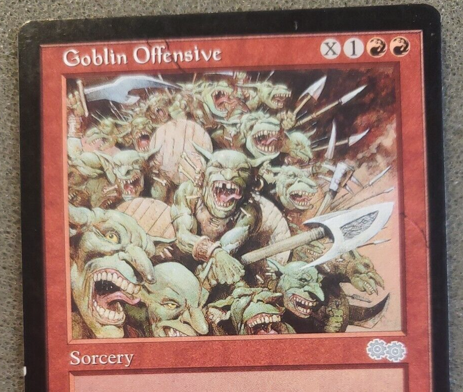 Goblin Offensive Urza's Saga NM Red Uncommon MAGIC THE GATHERING CARD ...