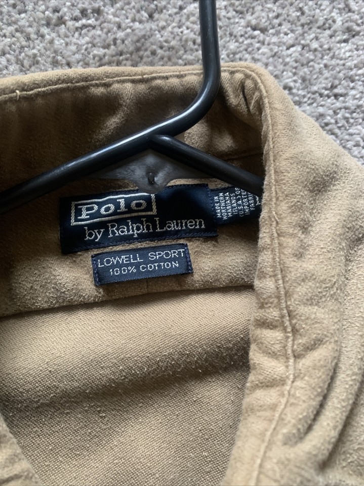 Mens Ralph Lauren Polo Khaki/light brown Jacket Size L RN 41381 vintage ...