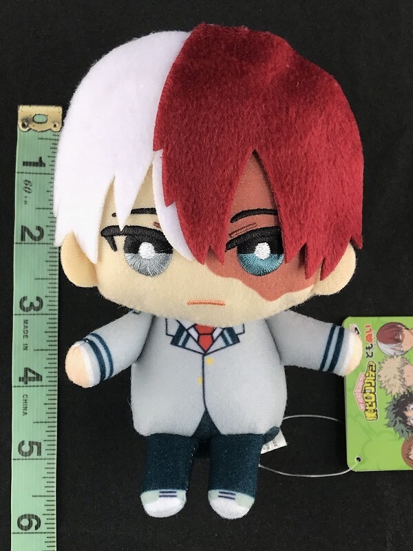 My Hero Academia Tomonui Osuwari Pose Plush Doll Key Chain Shouto ...