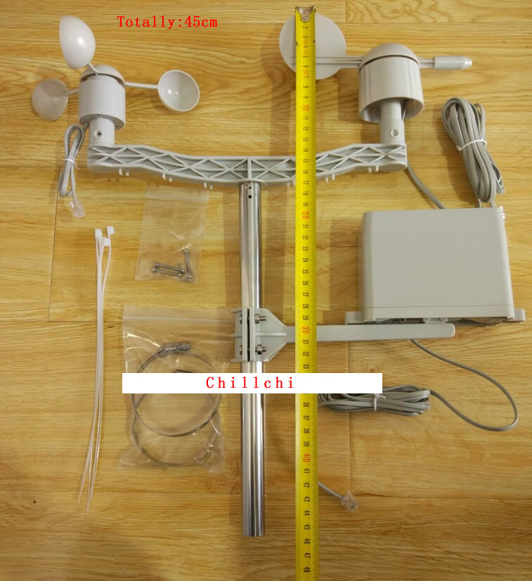 Weather Station Wind Speed Sensor Wind Direction and Rainfall For APRS ...