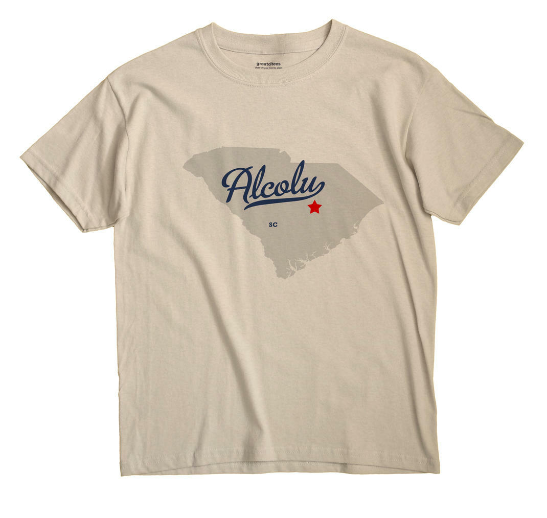 Alcolu South Carolina SC T-Shirt MAP | eBay