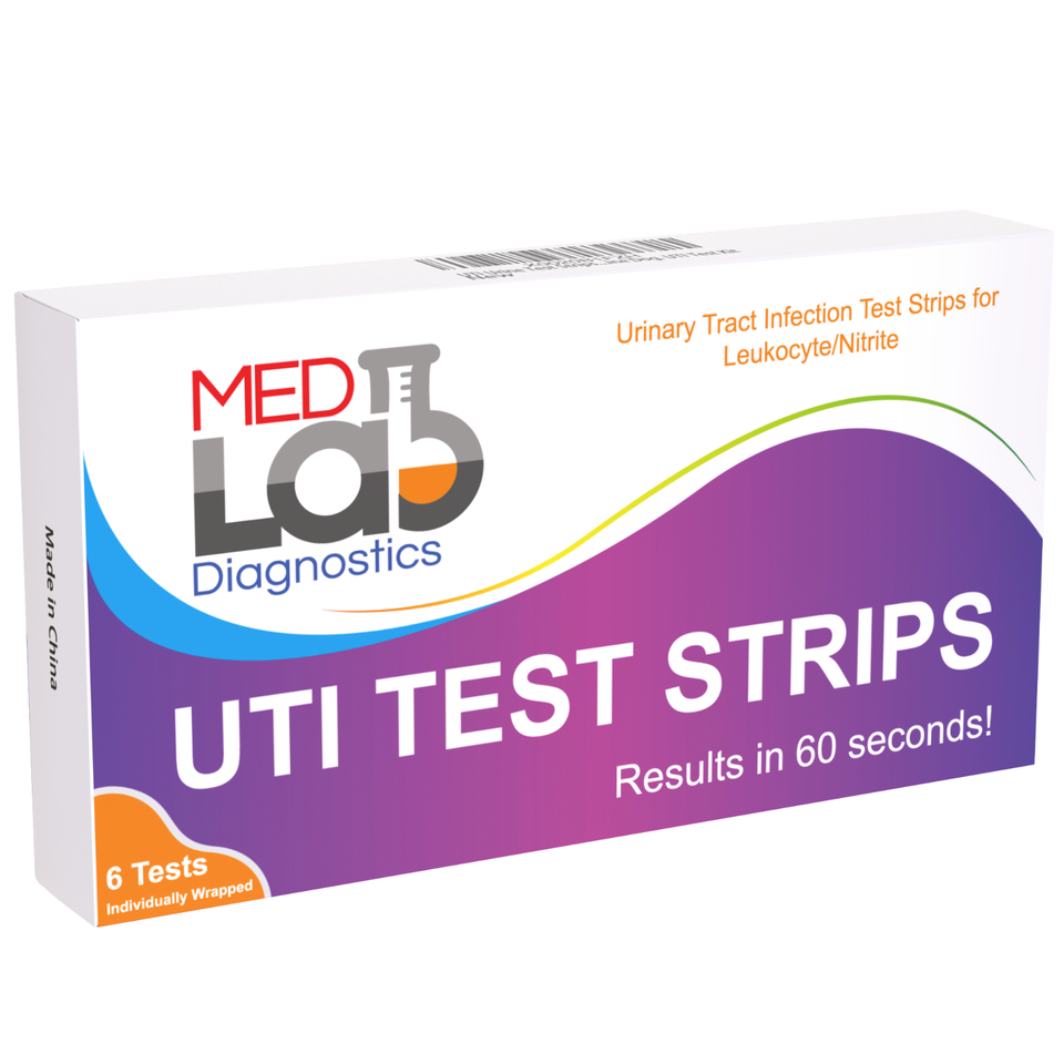 UTI Test Strips for Urinary Tract Infection(6 Individually Wrapped ...