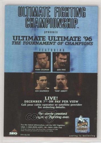 2015 Topps UFC Chronicles Originals Buybacks Ultimate '96 #2010 ...