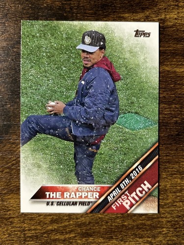 2016 Topps Update First Pitch Chance The Rapper #7 | eBay