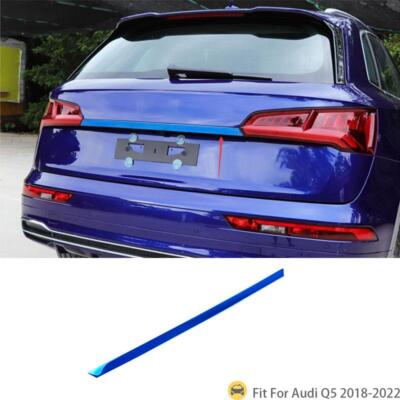 For Audi Q5 2018-2022 Blue Titanium Rear Door Trunk Lid Tailgate Strip ...