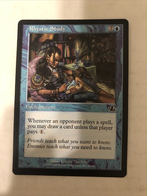 MTG Rhystic Study Mystery Booster - Prophecy Regular Common for sale ...