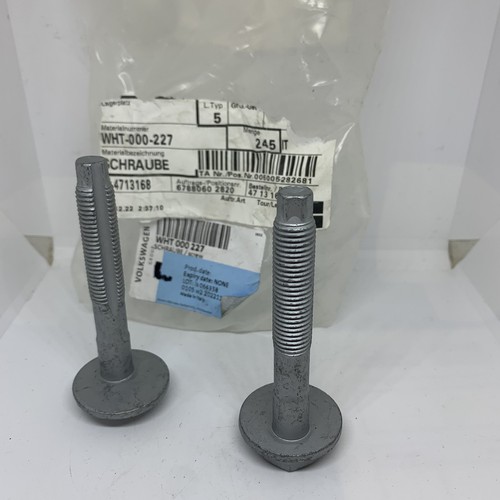 2X Camber Correction Bolt Screws - Rear Left & Right WHT000227 Fits VW ...