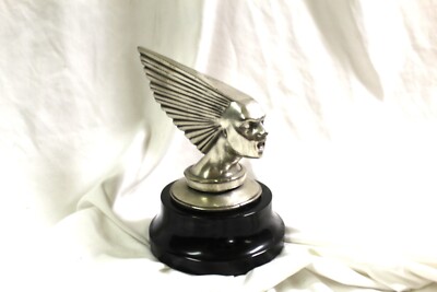 Art Deco/Modern, Silvered Bronze Hood Ornament | eBay
