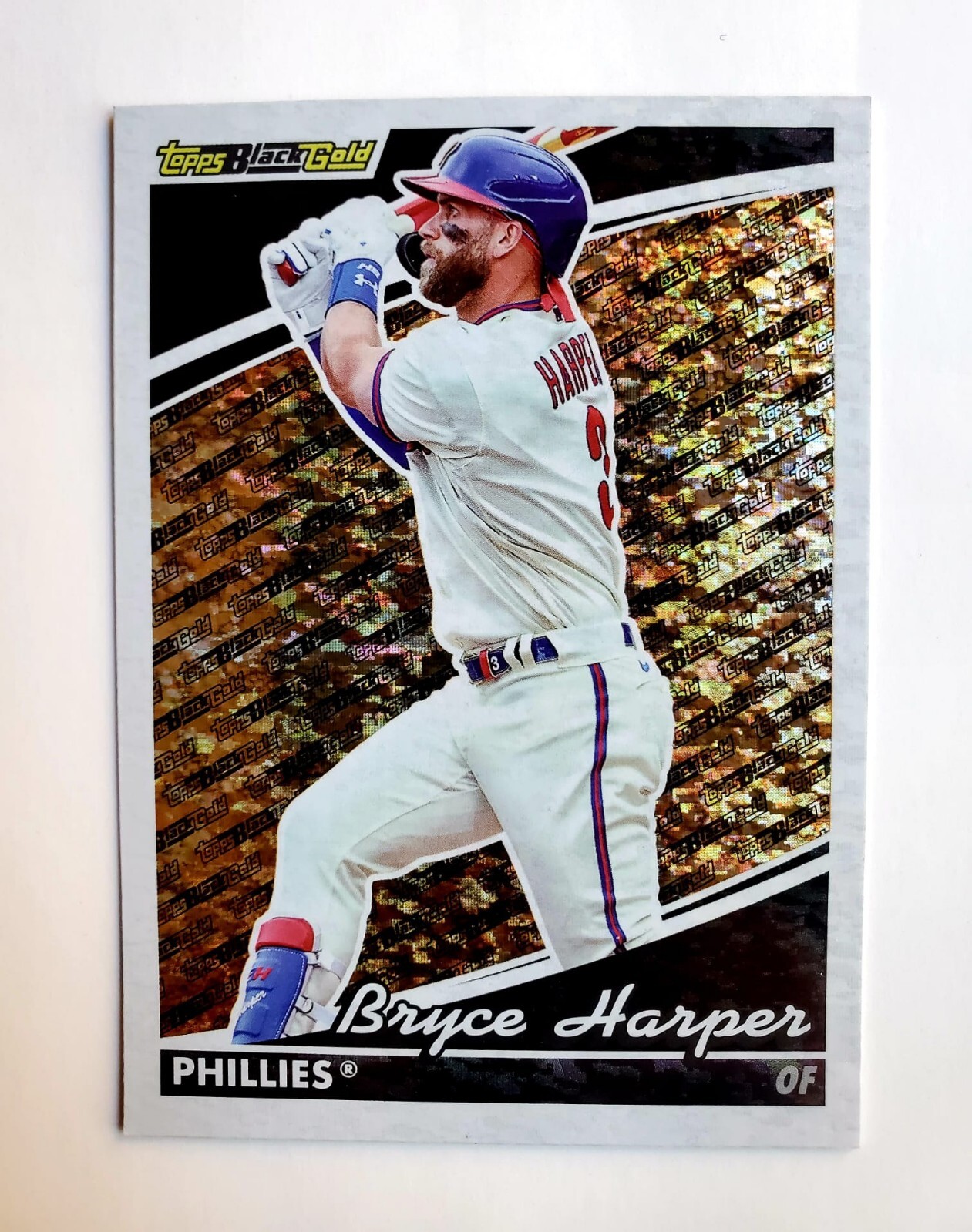 2022 Topps Update Series Bryce Harper Topps Black Gold Card Phillies # ...