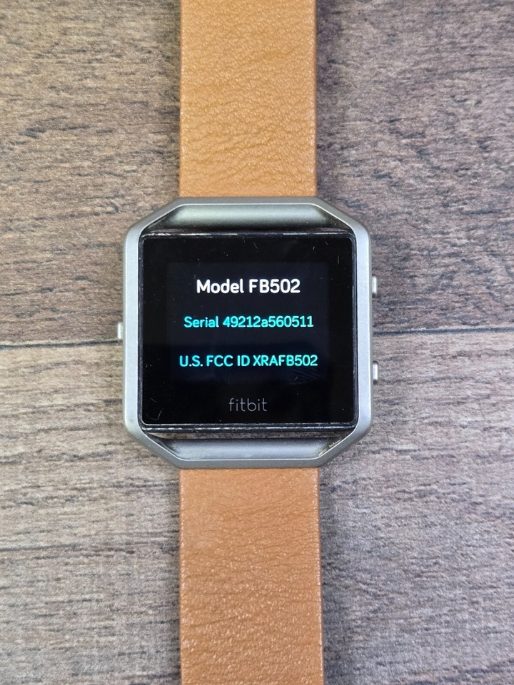 Fitbit Blaze FB502 Activity Tracker Watch Brown Band - No Charger | eBay