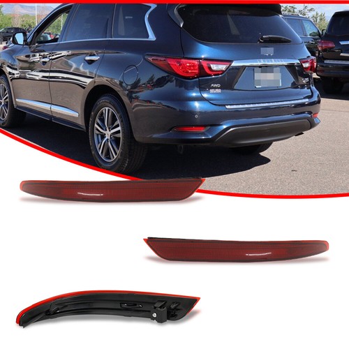Rear Bumper Red Reflectors Lens Trims Pair Set of 2 For 2016-2020 ...