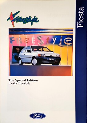 Ford Fiesta Freestyle Special Edition Brochure 1992 FA1076 | eBay UK