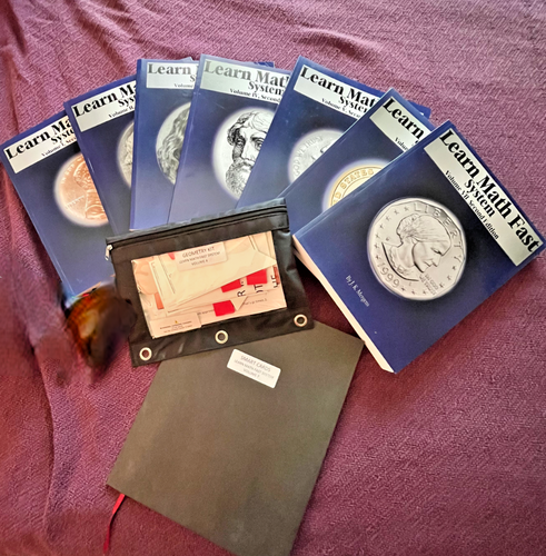 Learn Math Fast System: VOL.1-7 plus Smart Cards and Geometry Kit | eBay