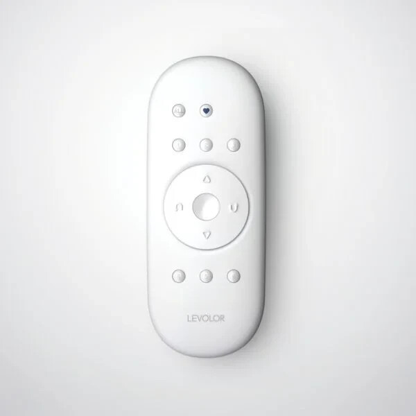 Levolor 1002780 Premium 6 Channel Remote White w/ Batteries for Blinds ...