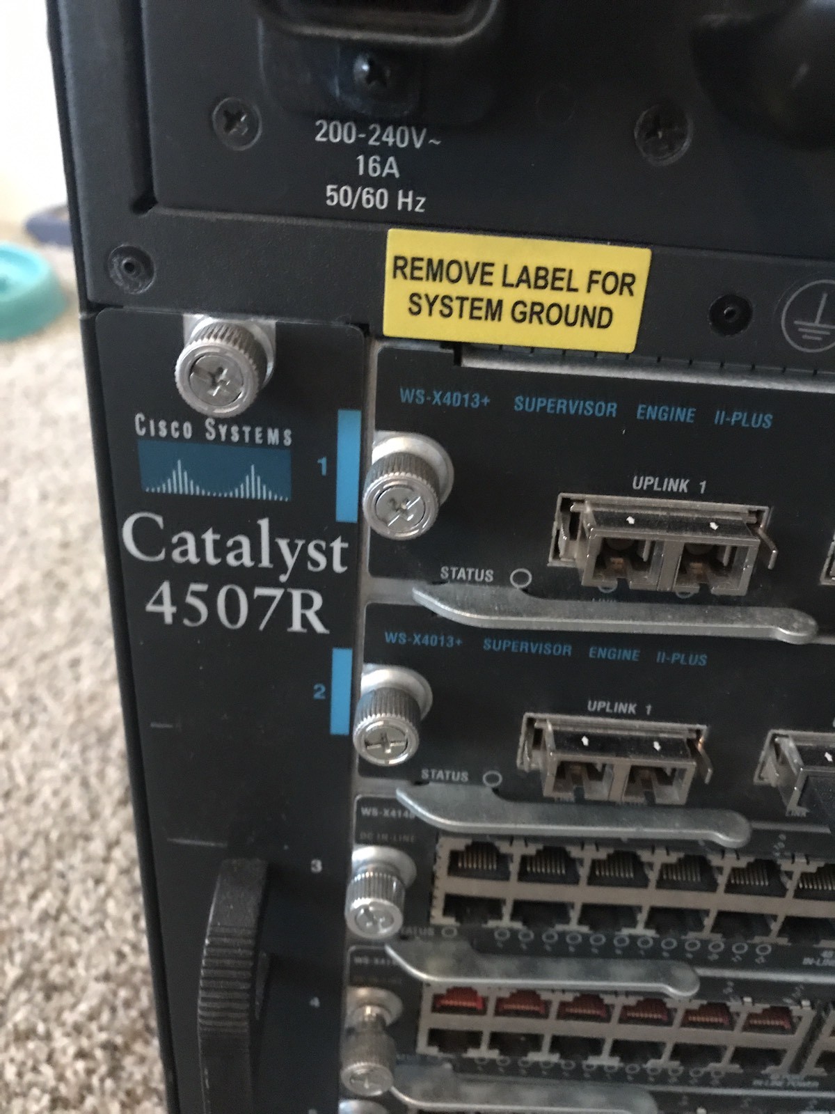 Cisco 4507r Network Switch Catalyst 4500 Series Computer Poe 4507re ...