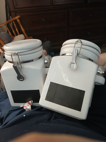 Flour and Sugar Vacuum Seal Containers Coffee Can Storage Jar | eBay