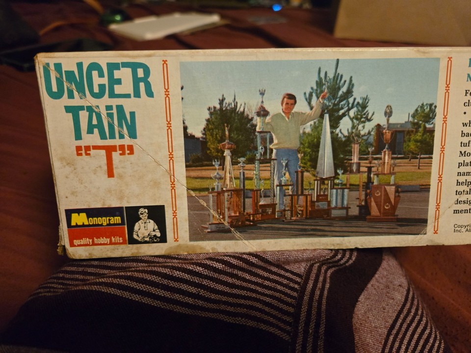 1966 MONOGRAM STEVE SCOTT`S UNCERTAIN T SHOW CAR model kit #PC134 | eBay