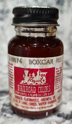 FLOQUIL RAILROAD COLORS MODEL PAINT - 1oz 1 OUNCE - BOXCAR RED | eBay