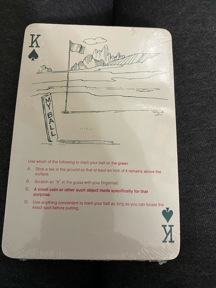 Honors Golf Course Club Playing Cards | eBay