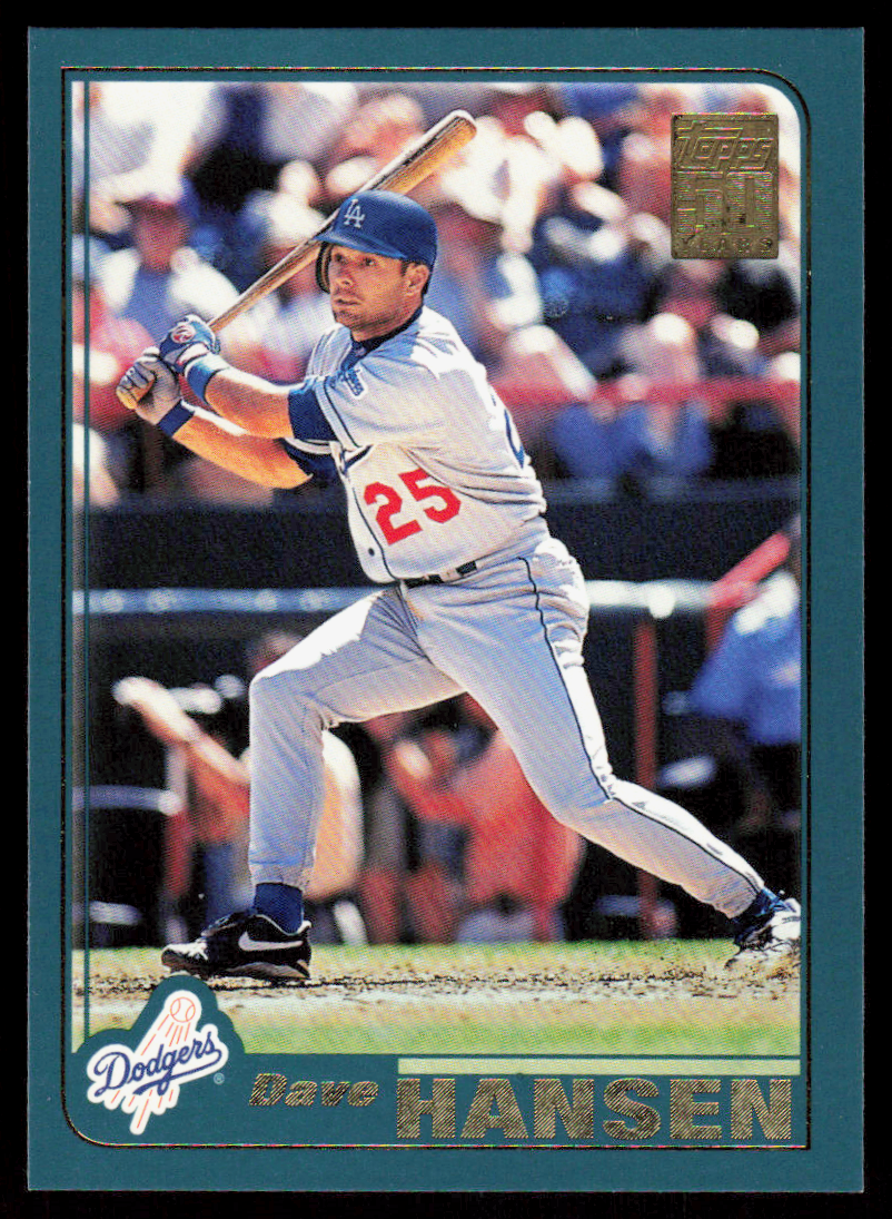 2001 Topps 55 Dave Hansen Los Angeles Dodgers | eBay