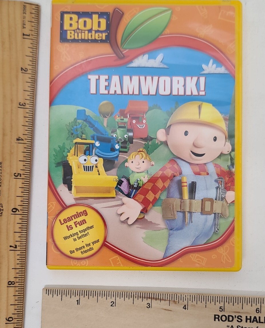 Bob the Builder TEAMWORK! Kid DVD Movie Fun Learn Cartoon Friends Work ...