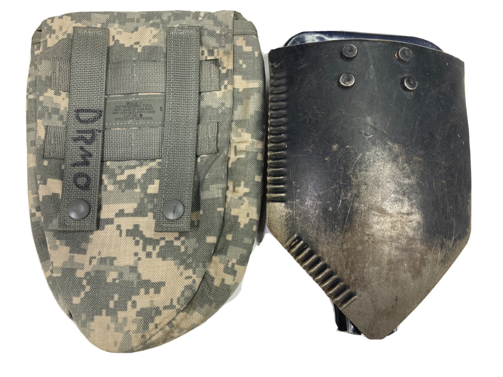 used US GI Military Entrenching Intrenching Trifold Folding Etool E ...