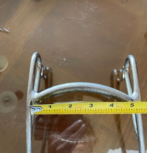 5" Mullen Mouth, Low Port, Western Curb, Fixed Cheek, 6" Shank, Bit | eBay