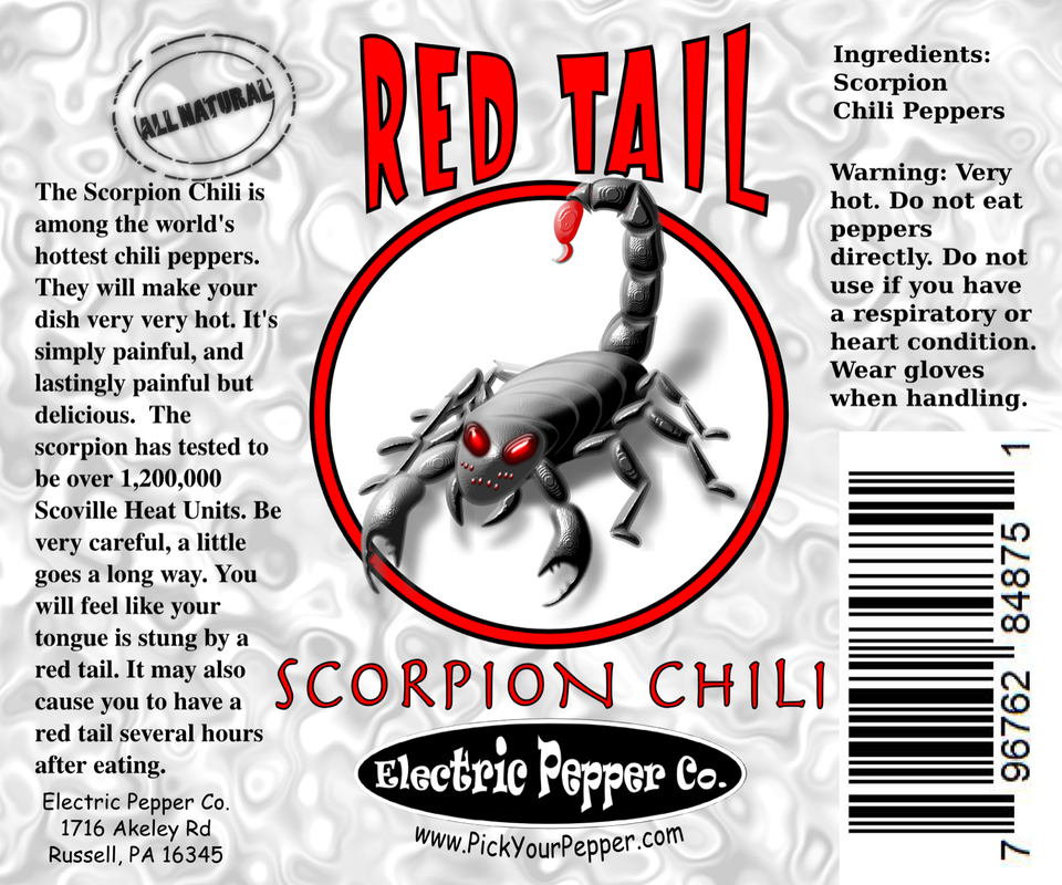 Scorpion Chili Peppers Trinidad Moruga Dried Whole Extra Hot Red Tail ...