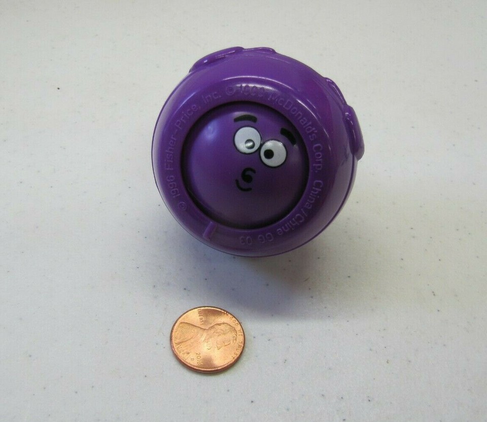 Fisher Price Roll Around Ball Roll-A-Round Purple Ball Toy Ride-A-Round ...