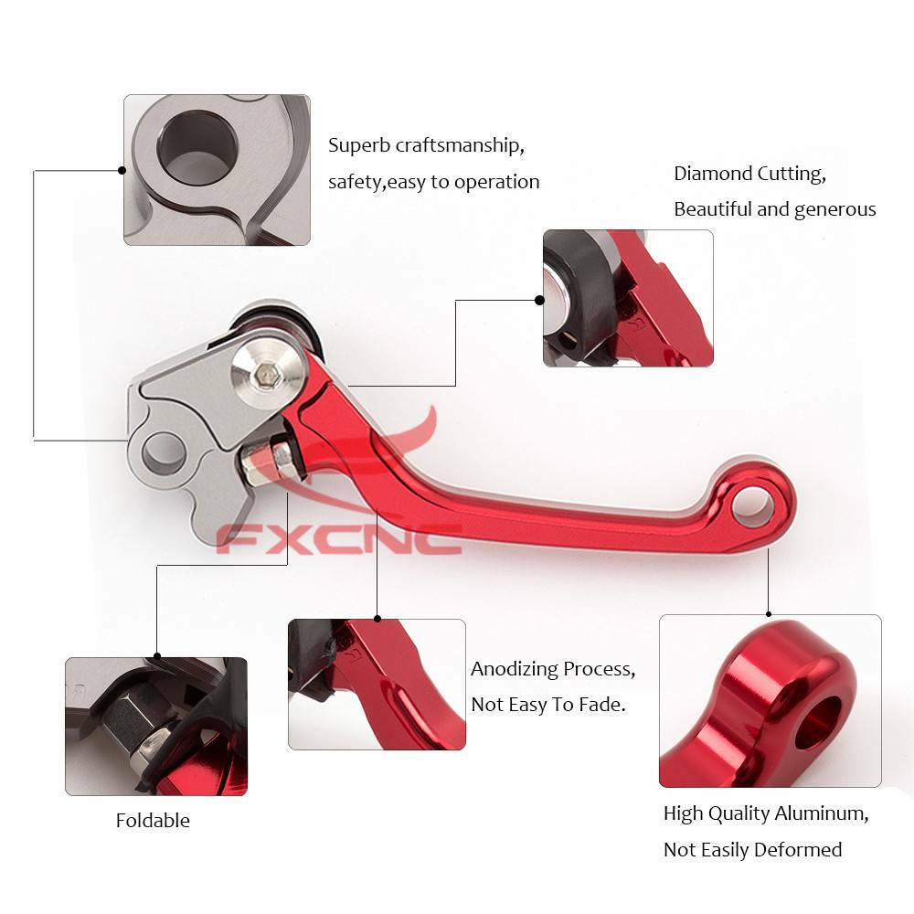 For Honda CR80R CR85R 1998-2007 Pivot Dirt Bike Brake Clutch Levers ...