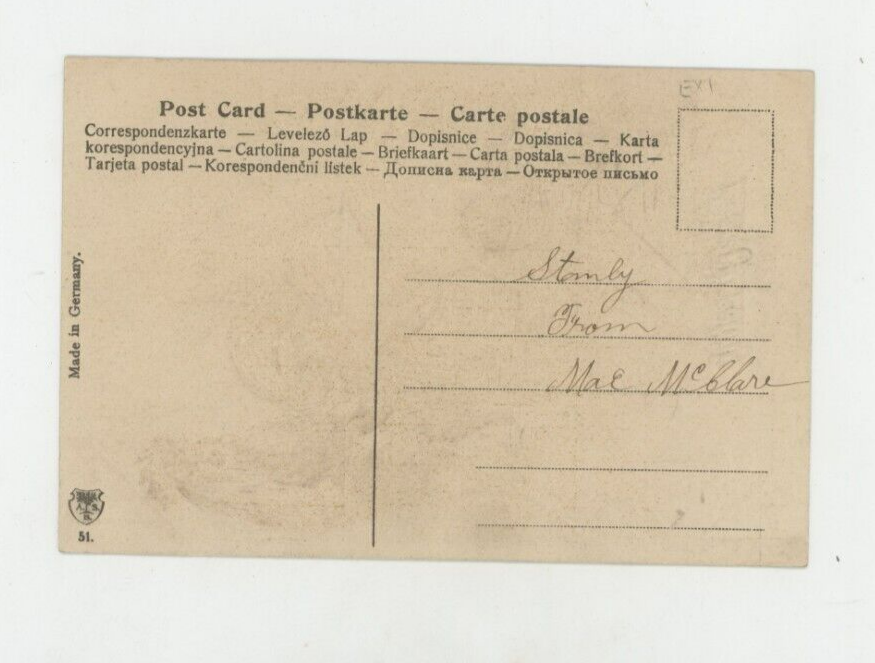 Vintage Easter Postcard HEN ROOSTER EGGS EDGED IN GOLD EMBOSSED ...