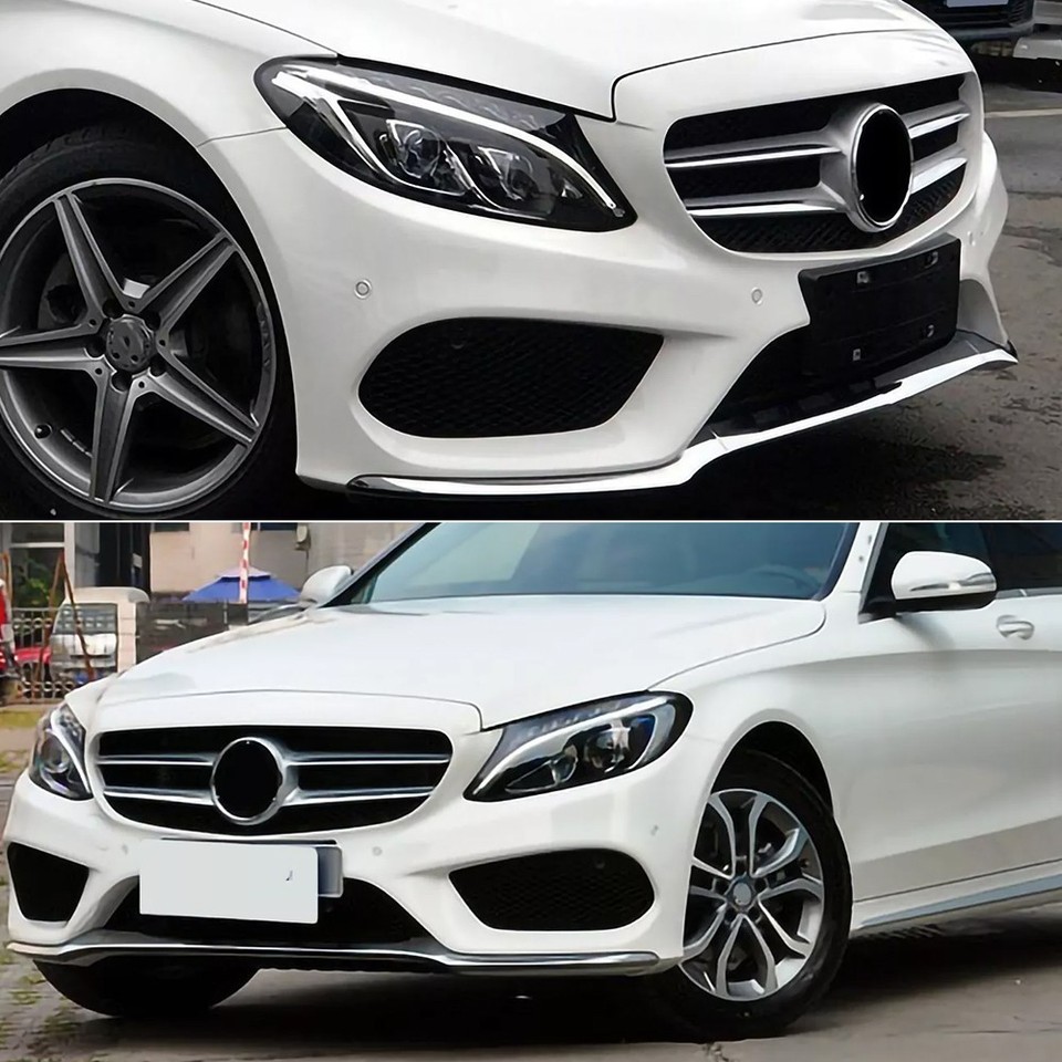 Front Bumper Lower Molding Fit Trim Benz Mercedes C350/C400 C180/C200 ...