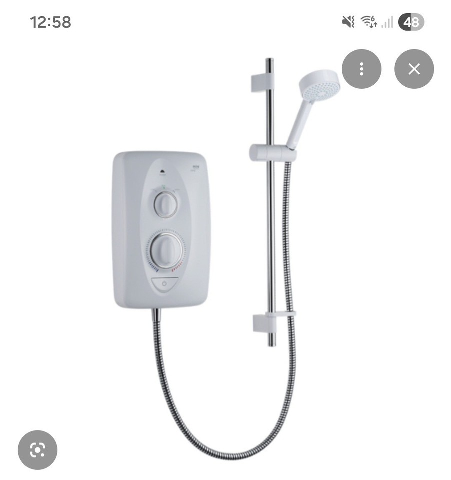 Mira Sprint Multi-Fit Electric Shower 9.5kw White | eBay UK