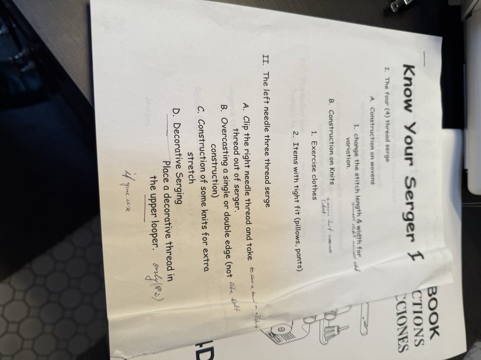 Janome MyLock Model 204D Serger Sewing Machine with Instruction Manual ...