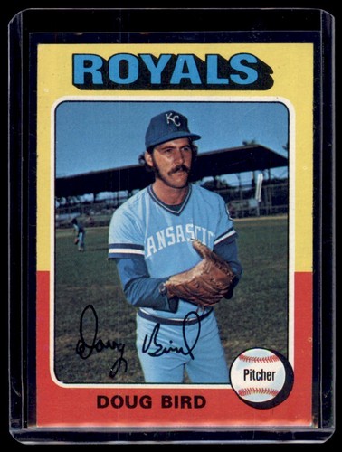 1975 Topps Doug Bird Kansas City Royals #364 2199 | eBay