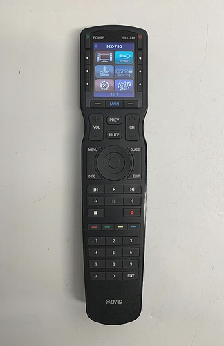 Universal Remote Control RF Remote Control with Vibrant 2.0" LCD MX-790 ...