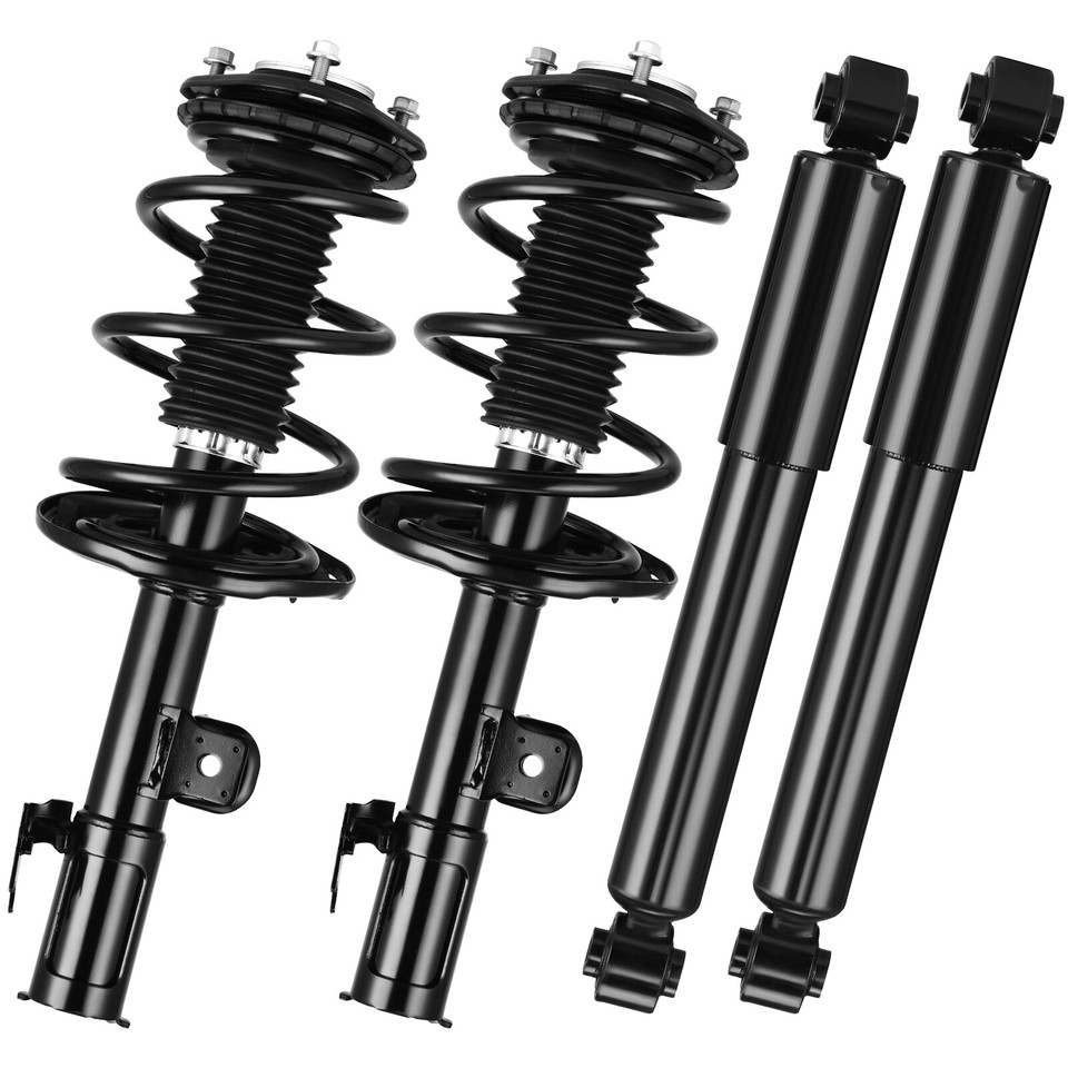 4PCS Front & Rear Struts Shocks w/ Coil Springs For 2006- 2012 Toyota ...