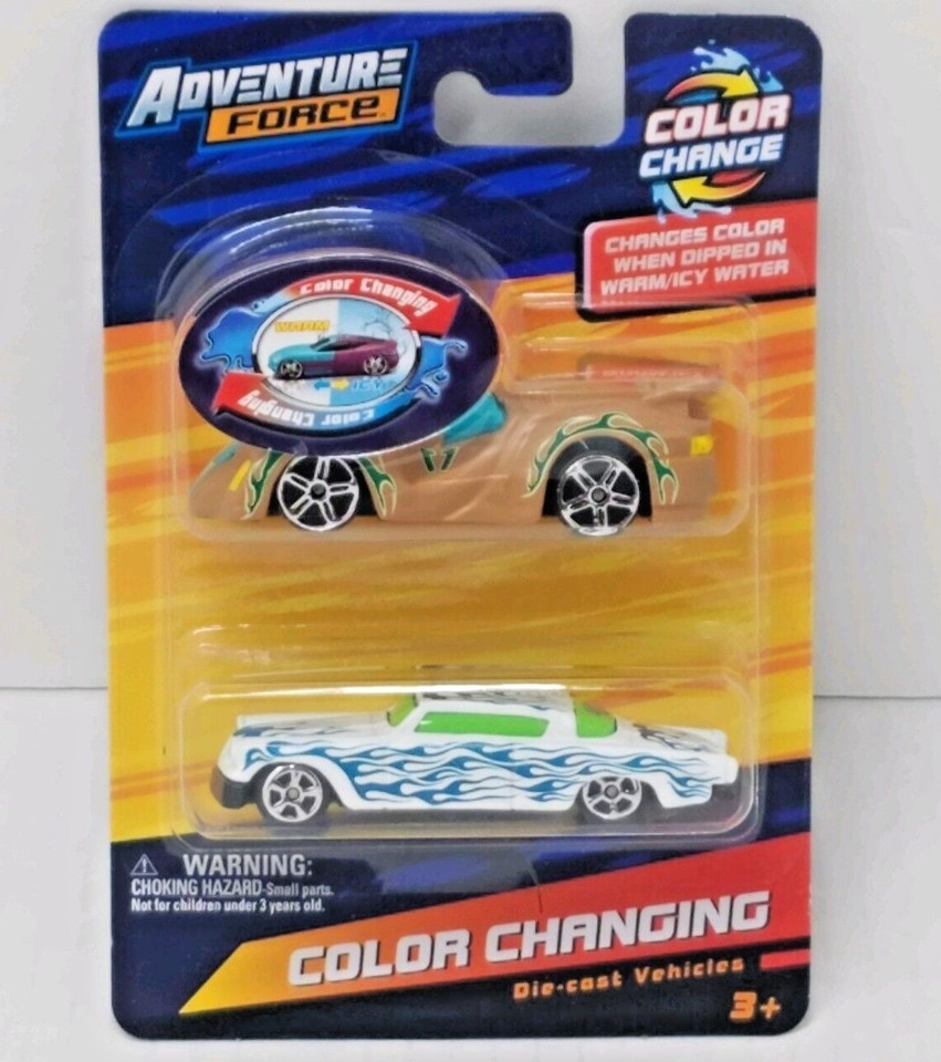 Adventure Force Color Changing Diecast Vehicle Set of 2 Cars New 12214A ...